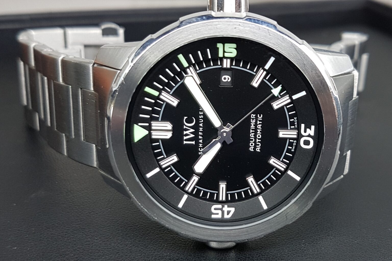 IWC Aquatimer 42mm Automatic Stainless Steel Black Dial – IW329002 ‘B&P ... IWC Aquatimer 42mm Automatic Stainless Steel Black Dial – IW329002 ‘B&P ...